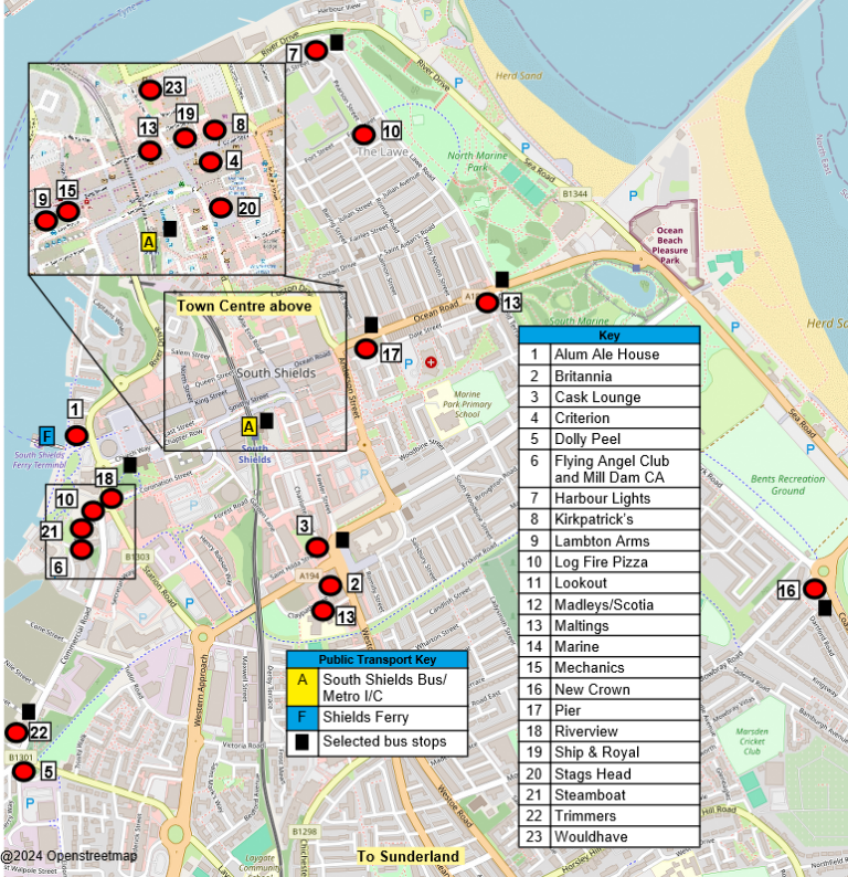 South Shields Centre Real Ale Guide – SST Real Ale Guides